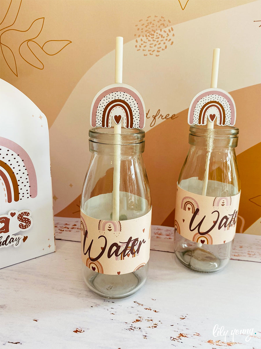 Boho Rainbow Labels set - Pack of 12 – Lily Young Designs