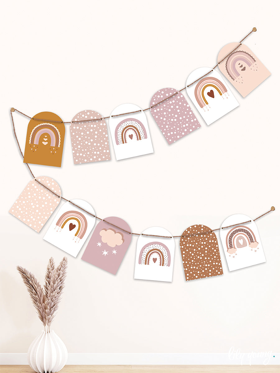 Boho Rainbow Bunting | Birthday’s | Lily Young – Lily Young Designs