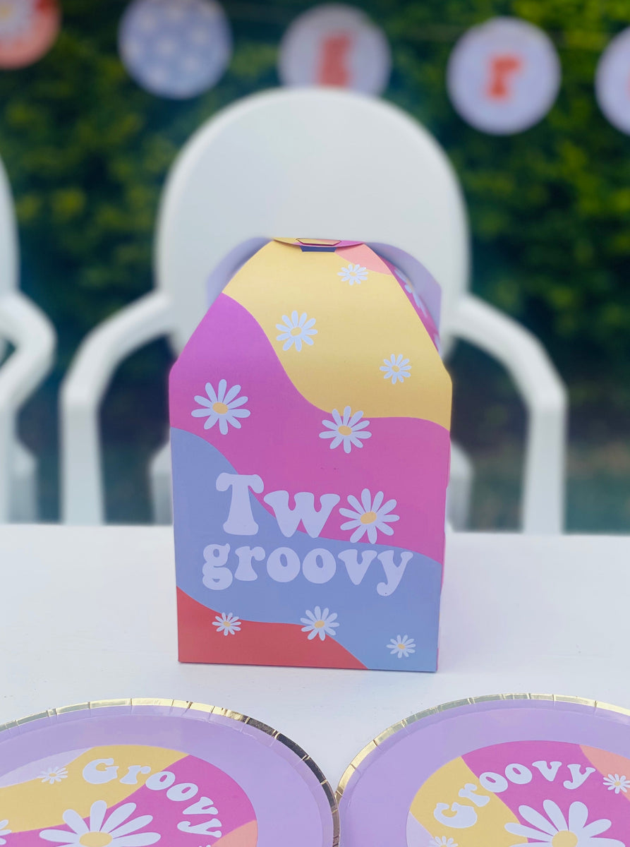Two Groovy Party Boxes - Pack of 12 – Lily Young Designs