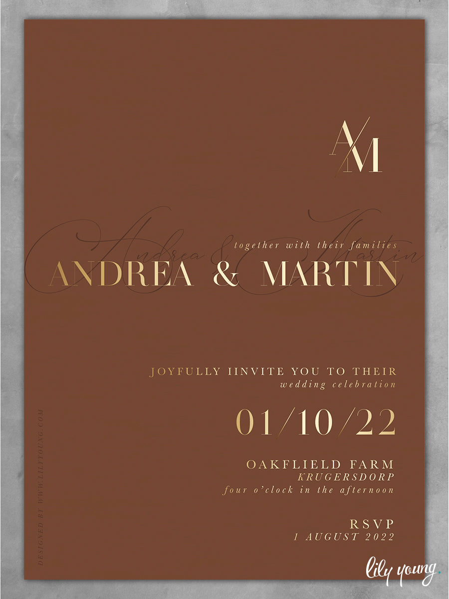 Andrea Online Invitation – Lily Young Designs