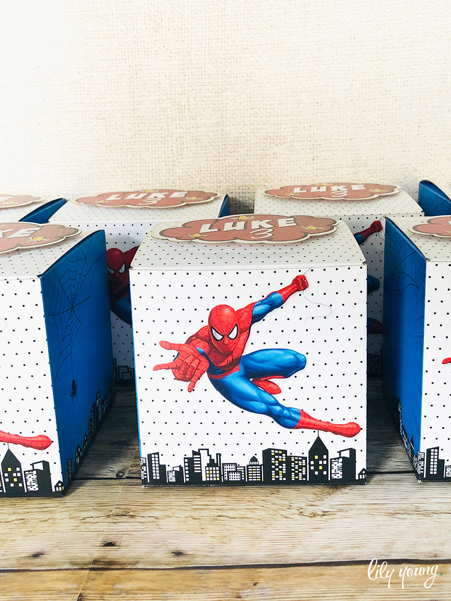 Small Spider-Man Boxes - Pack of 12 – Lily Young Designs